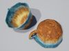 3D model Teacup and Sacuer Blue Glazed VR / AR / low-poly | CGTrader