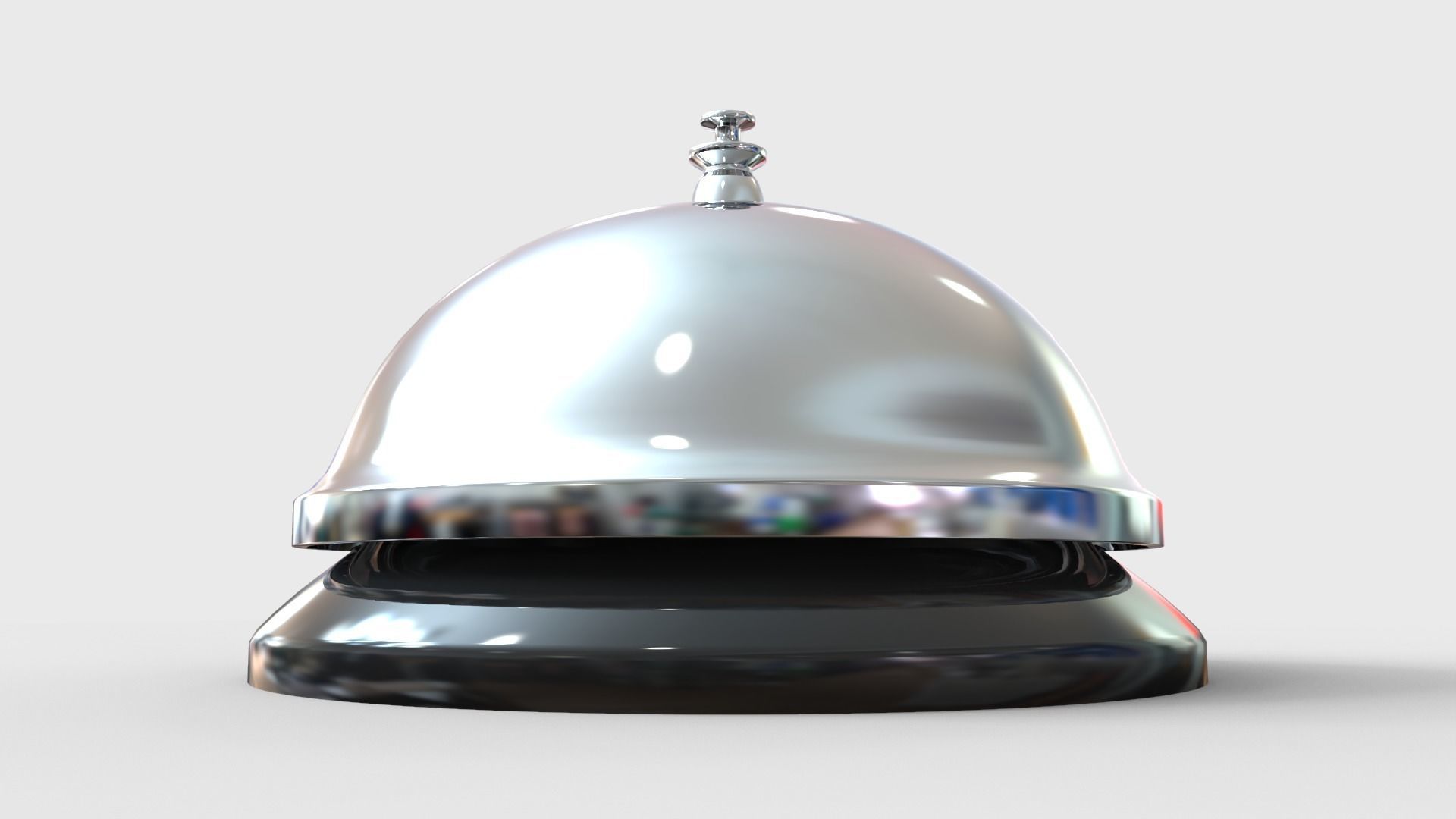 Hotel Reception Desk Bell 3D model | CGTrader