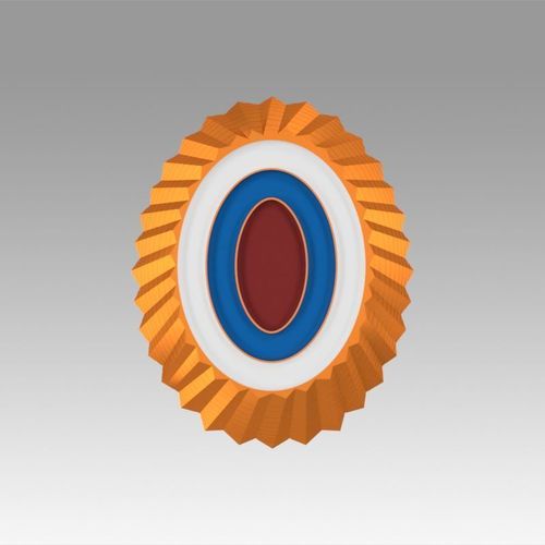 Cockade badge ensign Russian 3D model | CGTrader