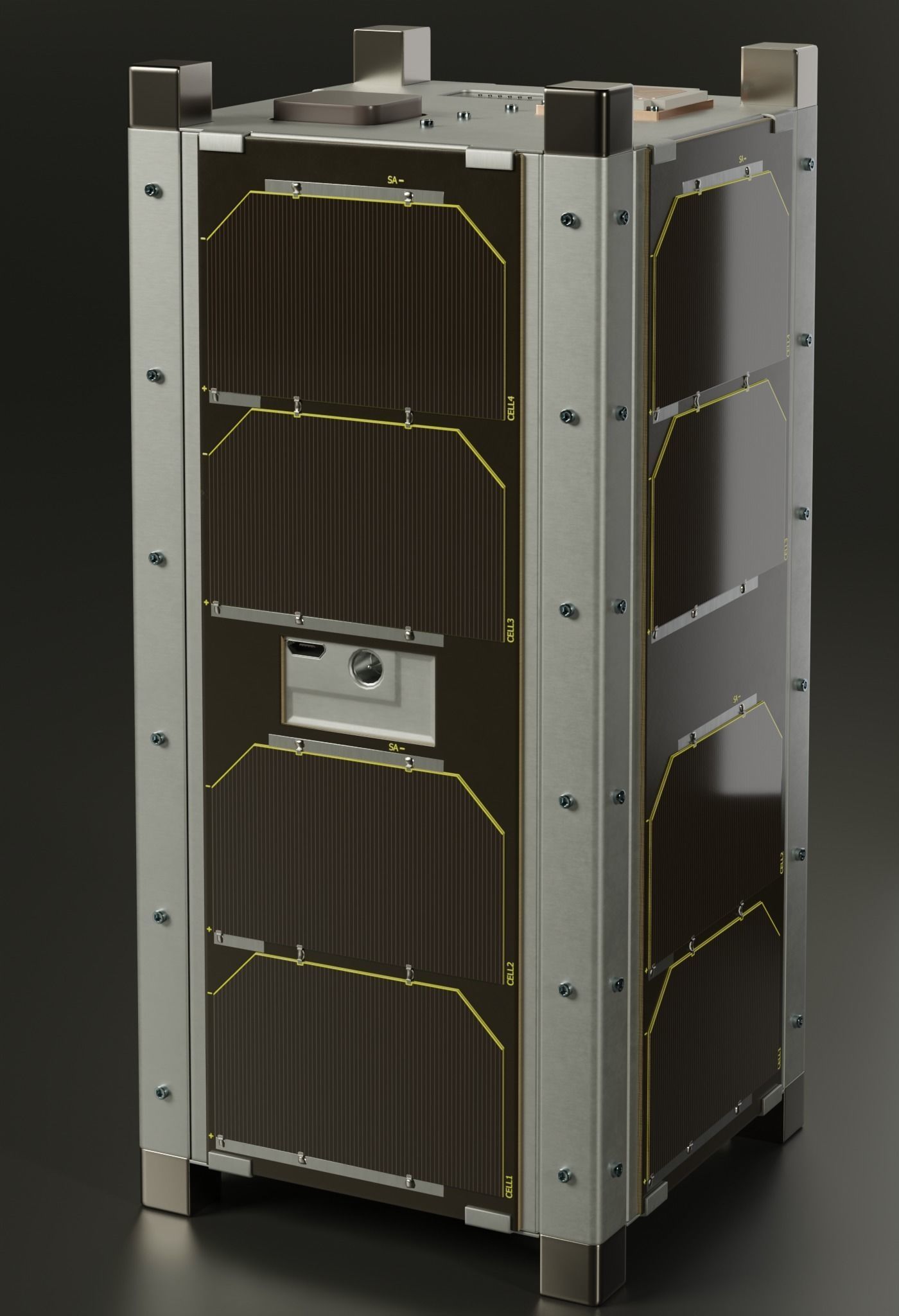 CubeSat 3D model | CGTrader