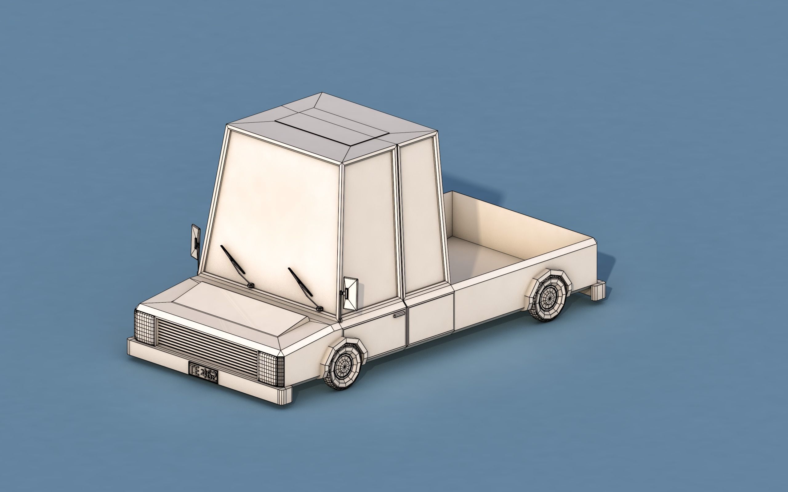 Cartoon Open Car free VR / AR / low-poly 3D model | CGTrader