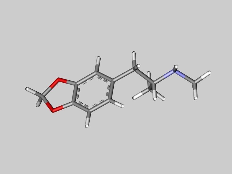 Ecstasy MDMA molecule 3D model | CGTrader