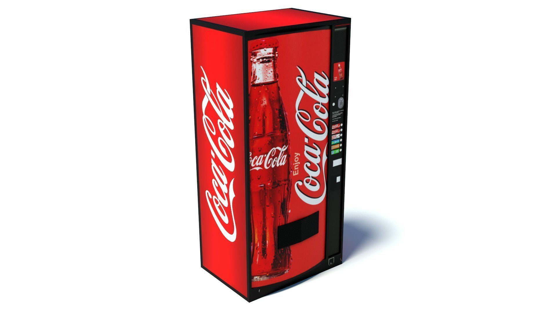 3D model Coca Cola Vending Machine VR / AR / low-poly | CGTrader