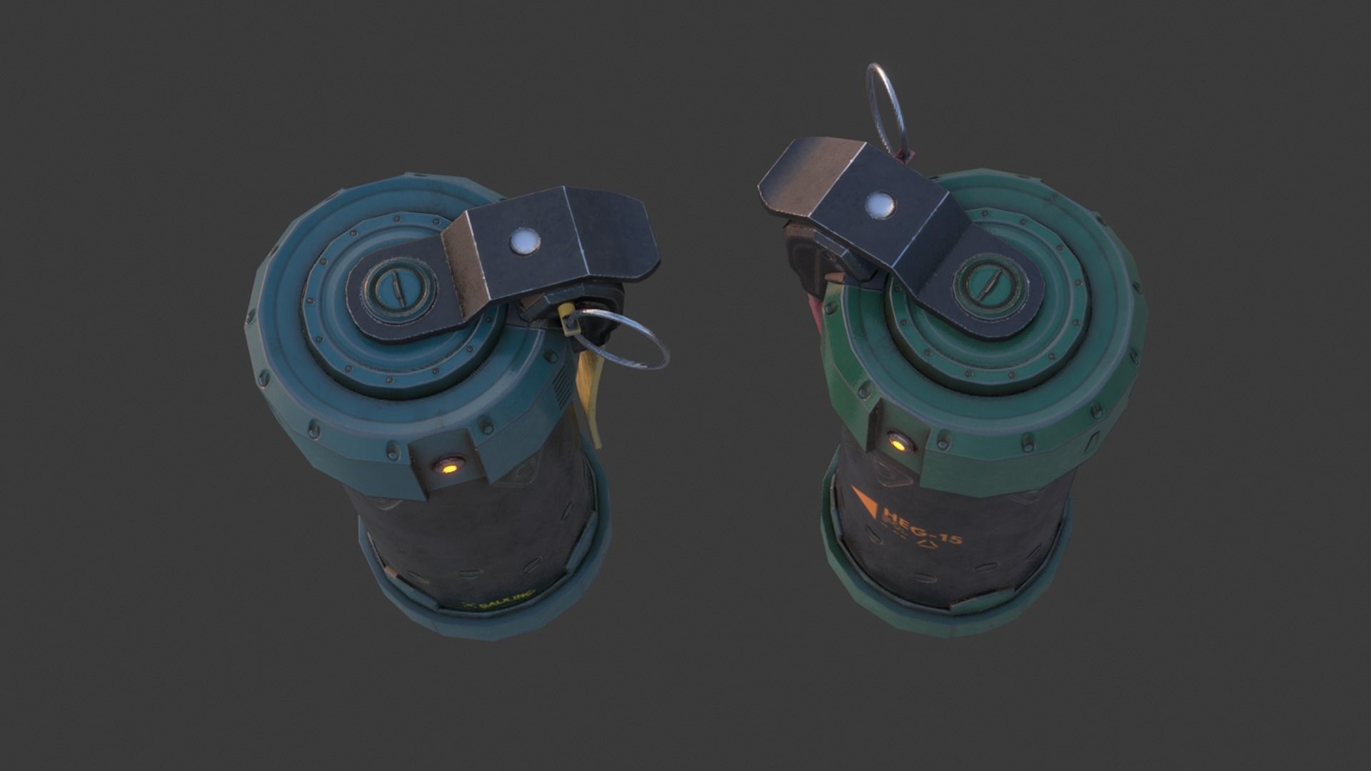 3D model Grenade Game-Ready launcher VR / AR / low-poly | CGTrader