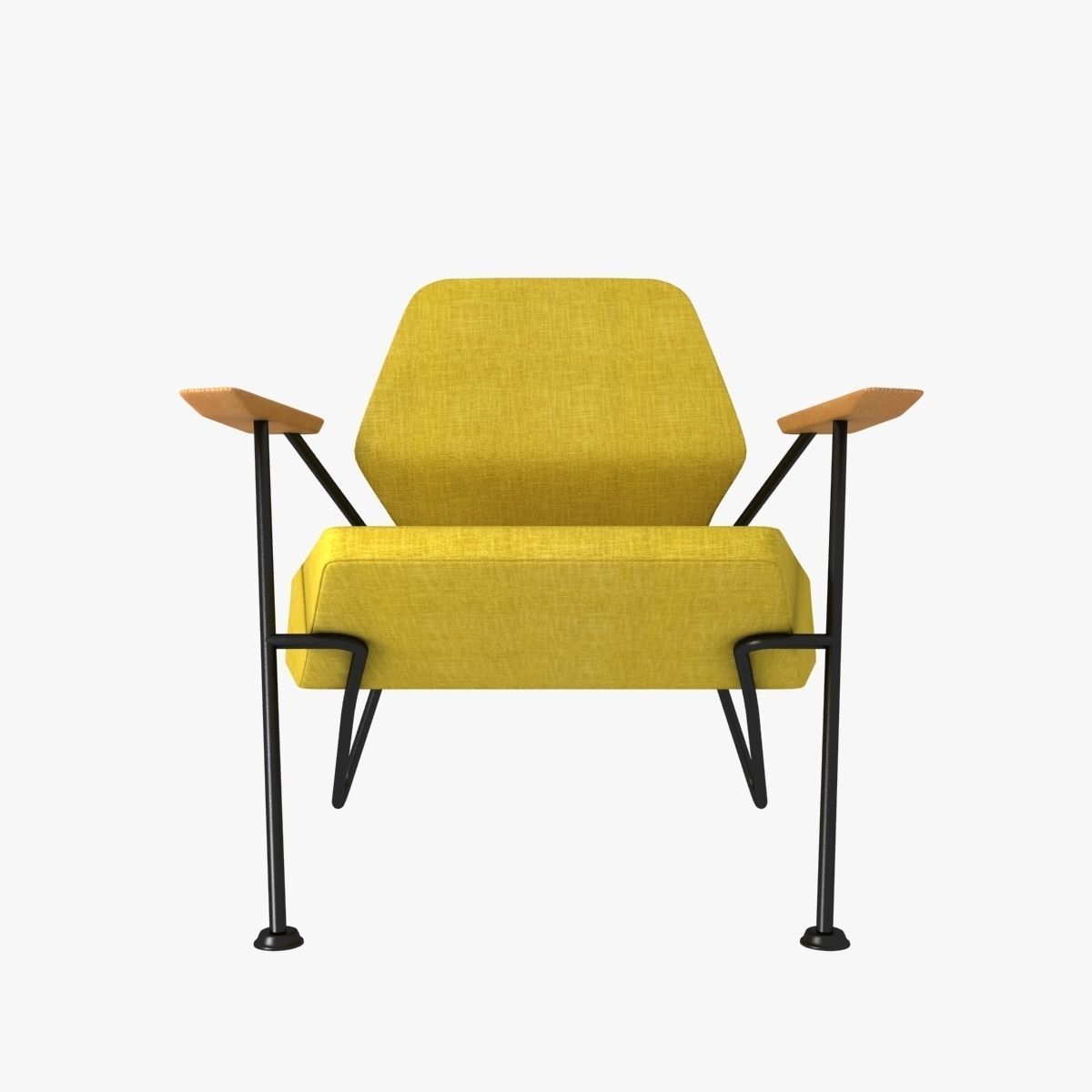 Prostoria Polygon Chair 3D Model MAX OBJ 3DS FBX - CGTrader.com