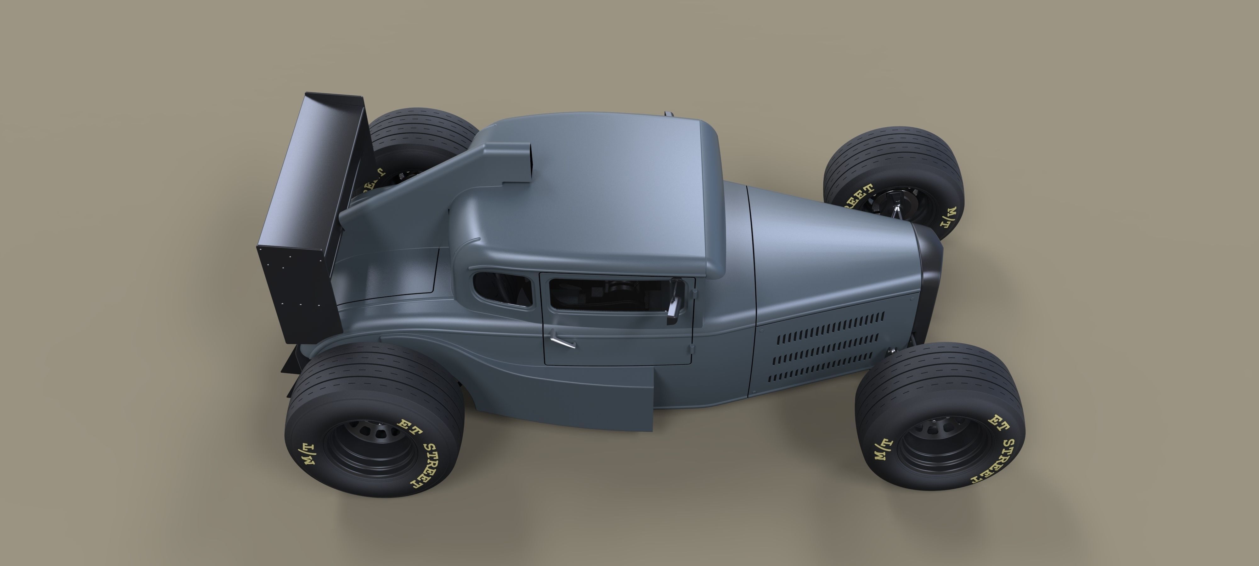 Hot rod Formula One 3D model | CGTrader