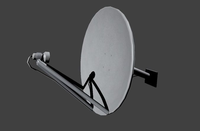 3D model TV Plate VR / AR / low-poly | CGTrader