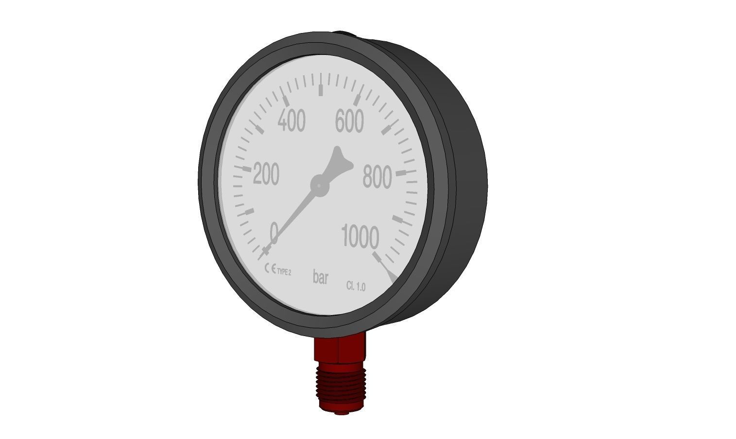 Manometer 3D model | CGTrader