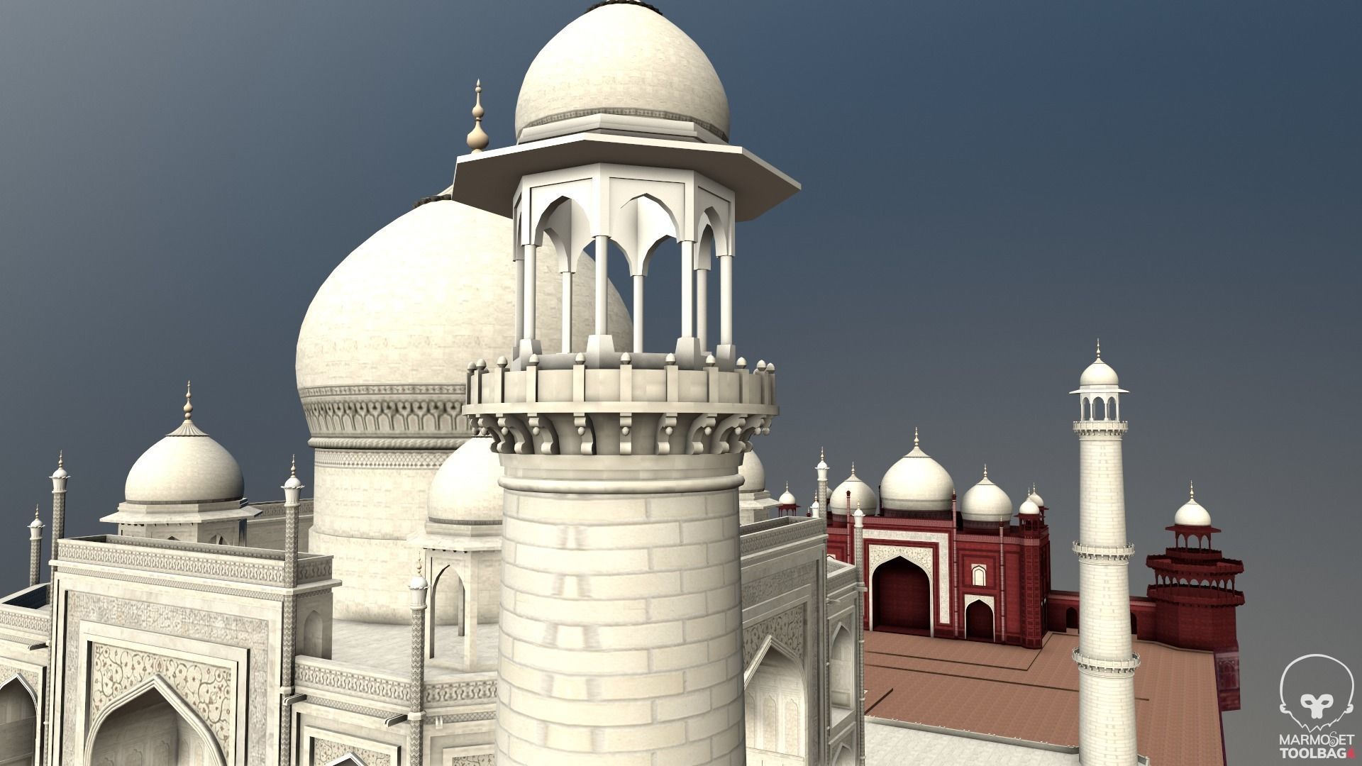 3D model Taj Mahal VR / AR / low-poly | CGTrader