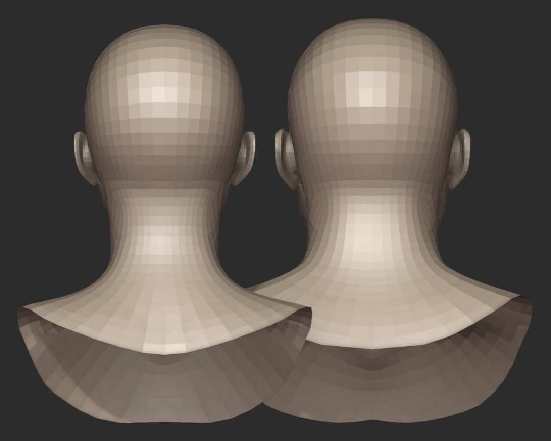 Base Head Meshes for Blender free 3D model | CGTrader