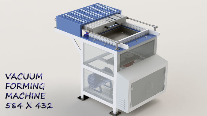 Vaccum Forming Machine 3D model | CGTrader