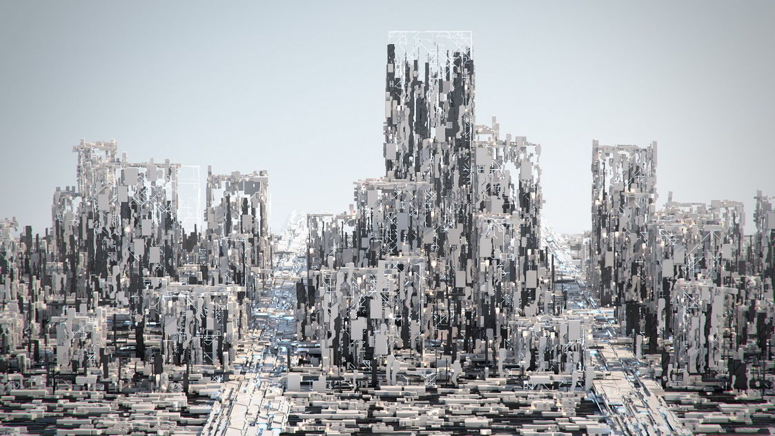 Greeble City 3D model | CGTrader