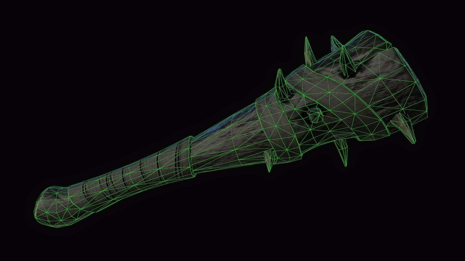 3D model Troll Club VR / AR / low-poly | CGTrader