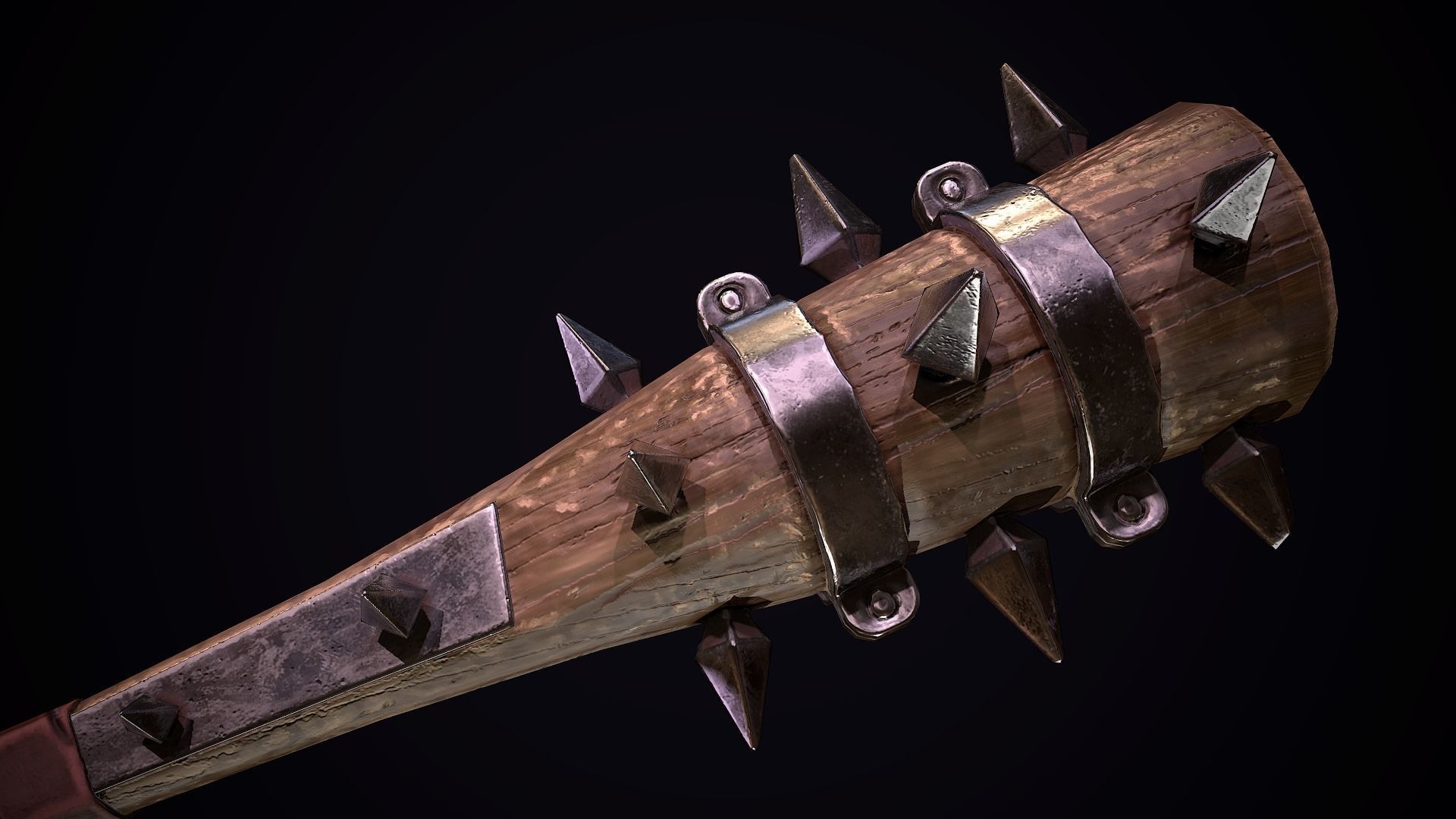 3D model Two-handed Mace VR / AR / low-poly | CGTrader