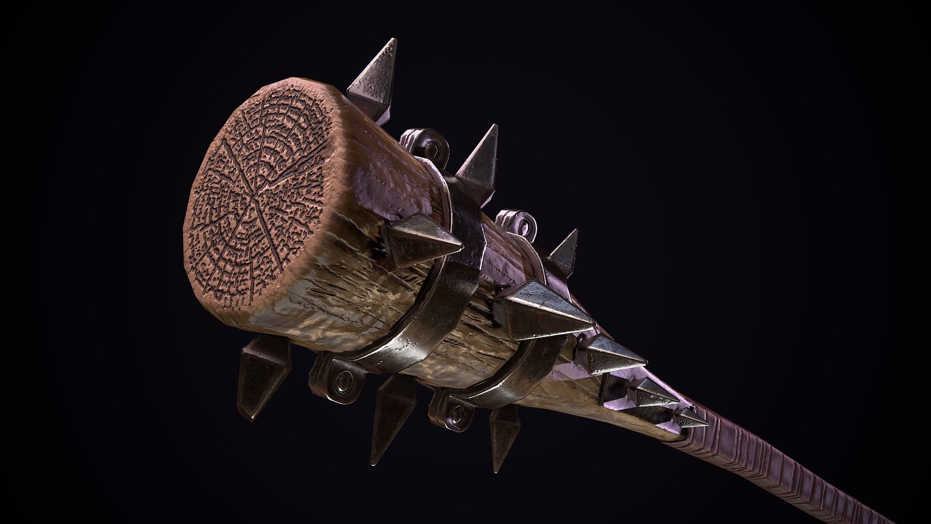 3D model Two-handed Mace VR / AR / low-poly | CGTrader