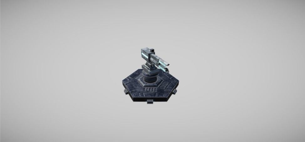 3D model Modern Unmanned Turrets VR / AR / low-poly | CGTrader