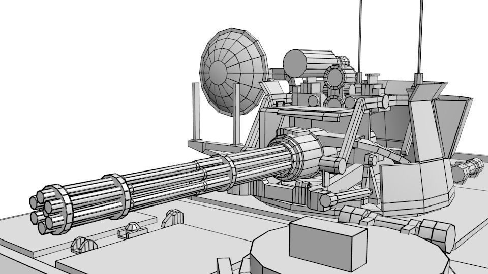 3D model Low Poly M163 VADS VR / AR / low-poly rigged | CGTrader