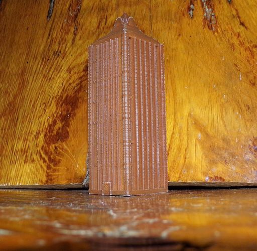 Skyscraper edison building in york city 3D model 3D printable | CGTrader