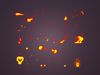 Cartoon Fire Effects Sprite Sheet Texture | CGTrader