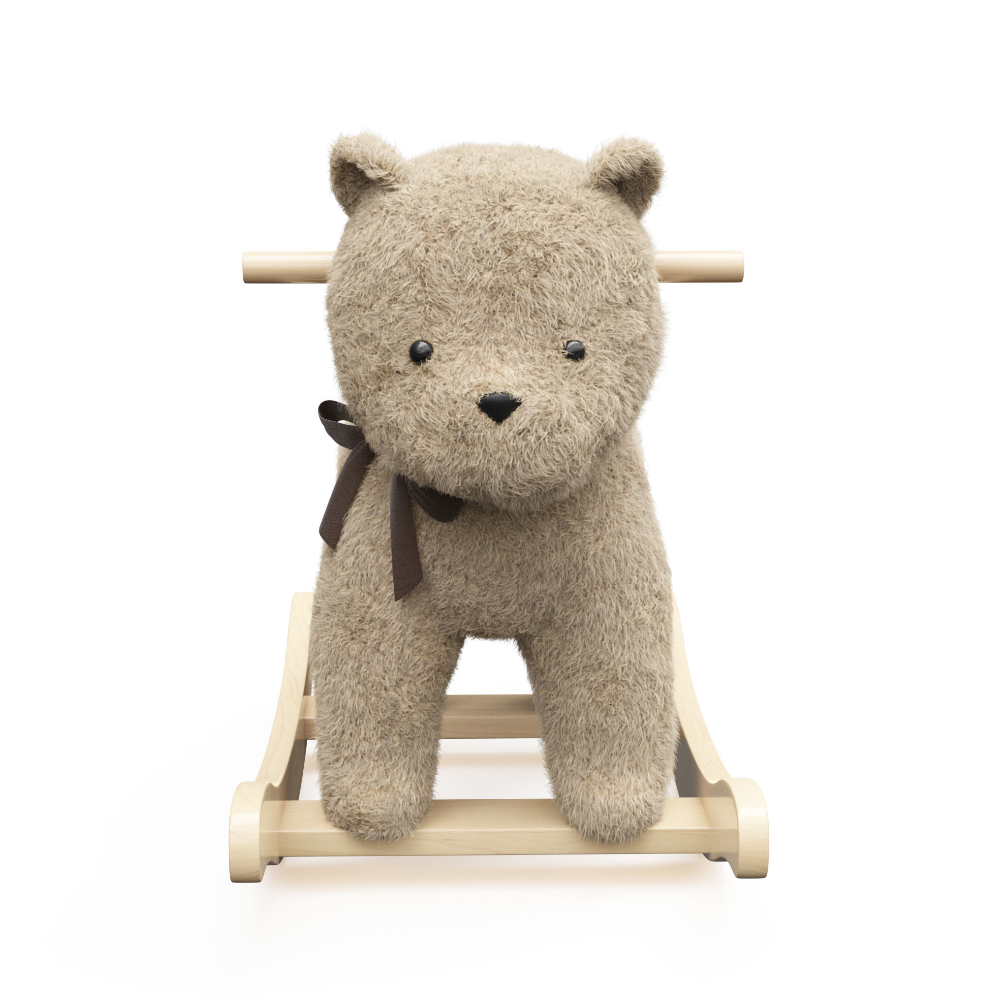 3D model Bear Plush Rocker VR / AR / low-poly | CGTrader