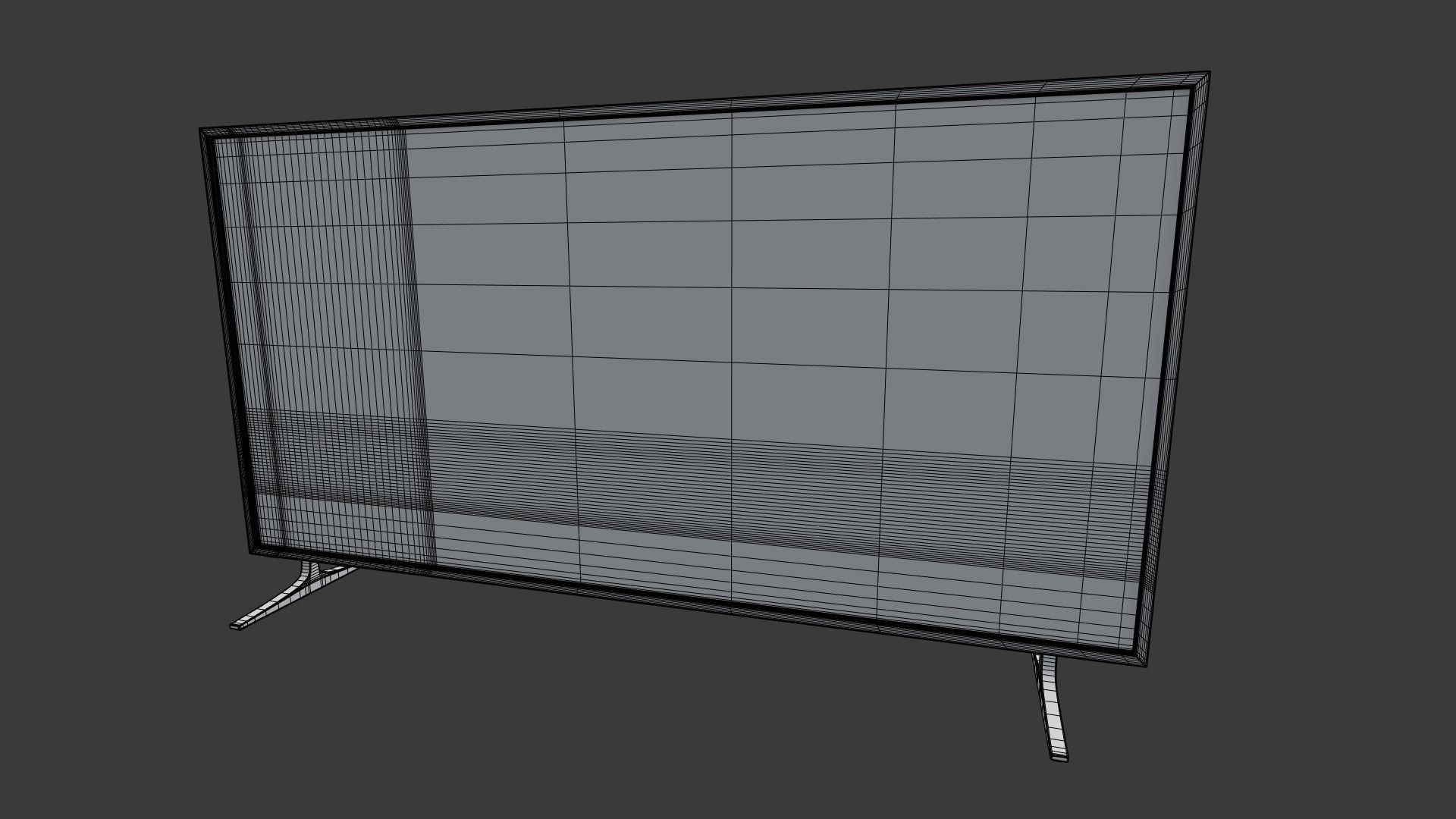 Generic High-Poly Flat Screen TV 3D model | CGTrader