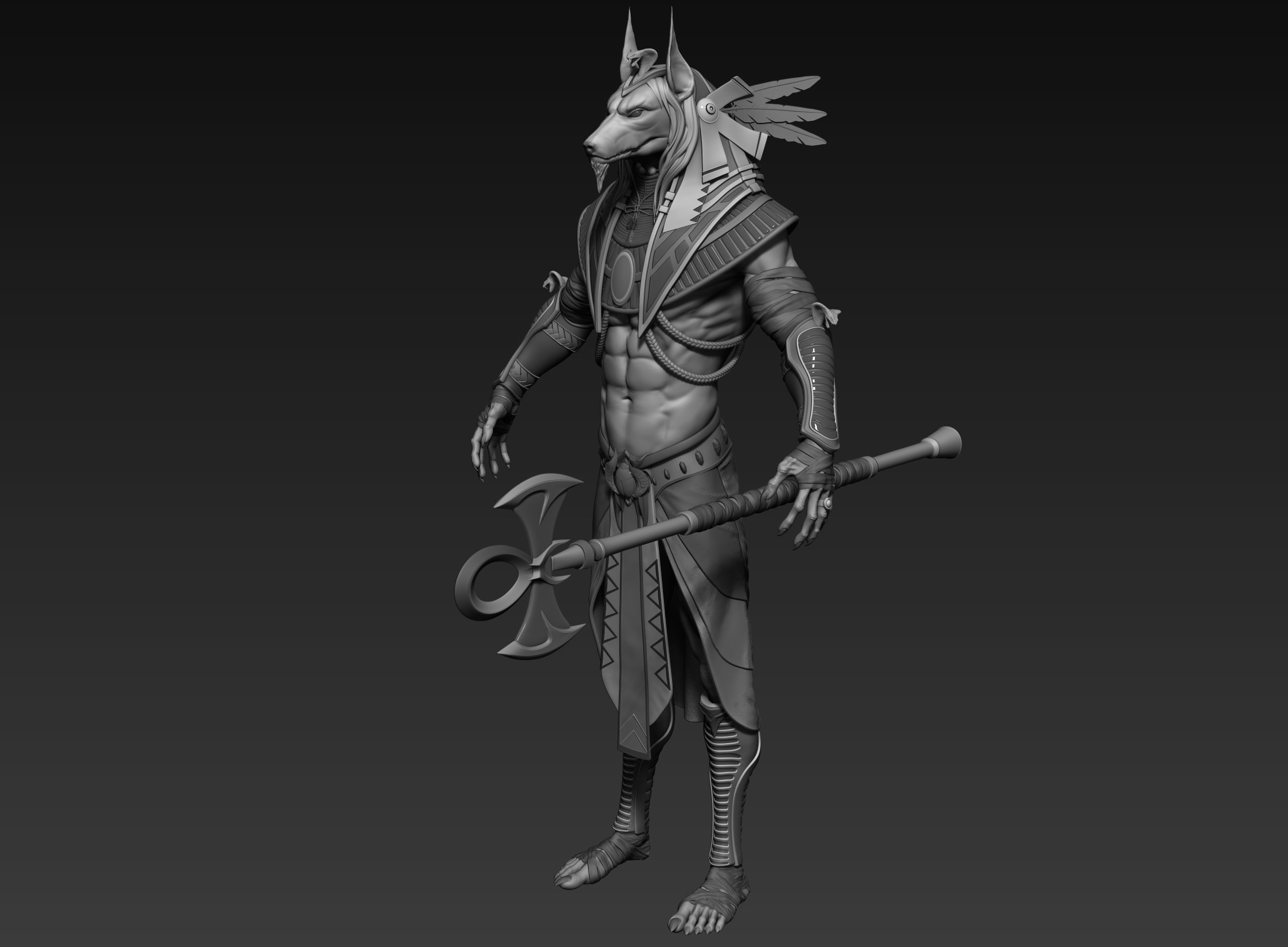 Anubis 3D model | CGTrader
