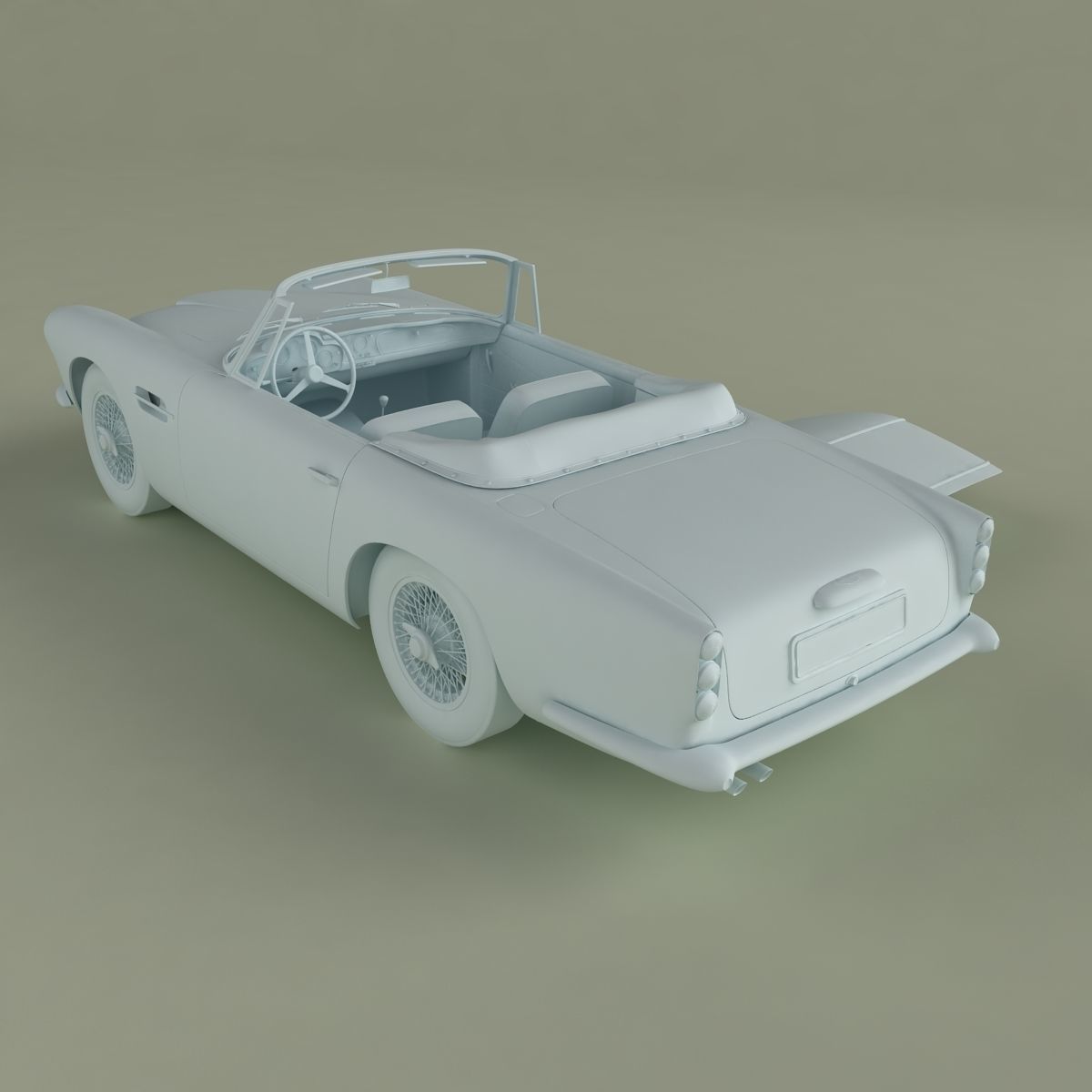 Aston Martin DB4 Convertible 3D model | CGTrader