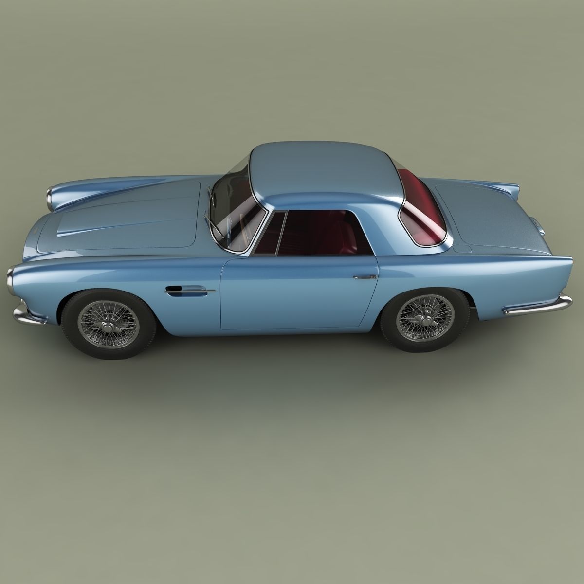 Aston Martin DB4 Convertible 3D model | CGTrader