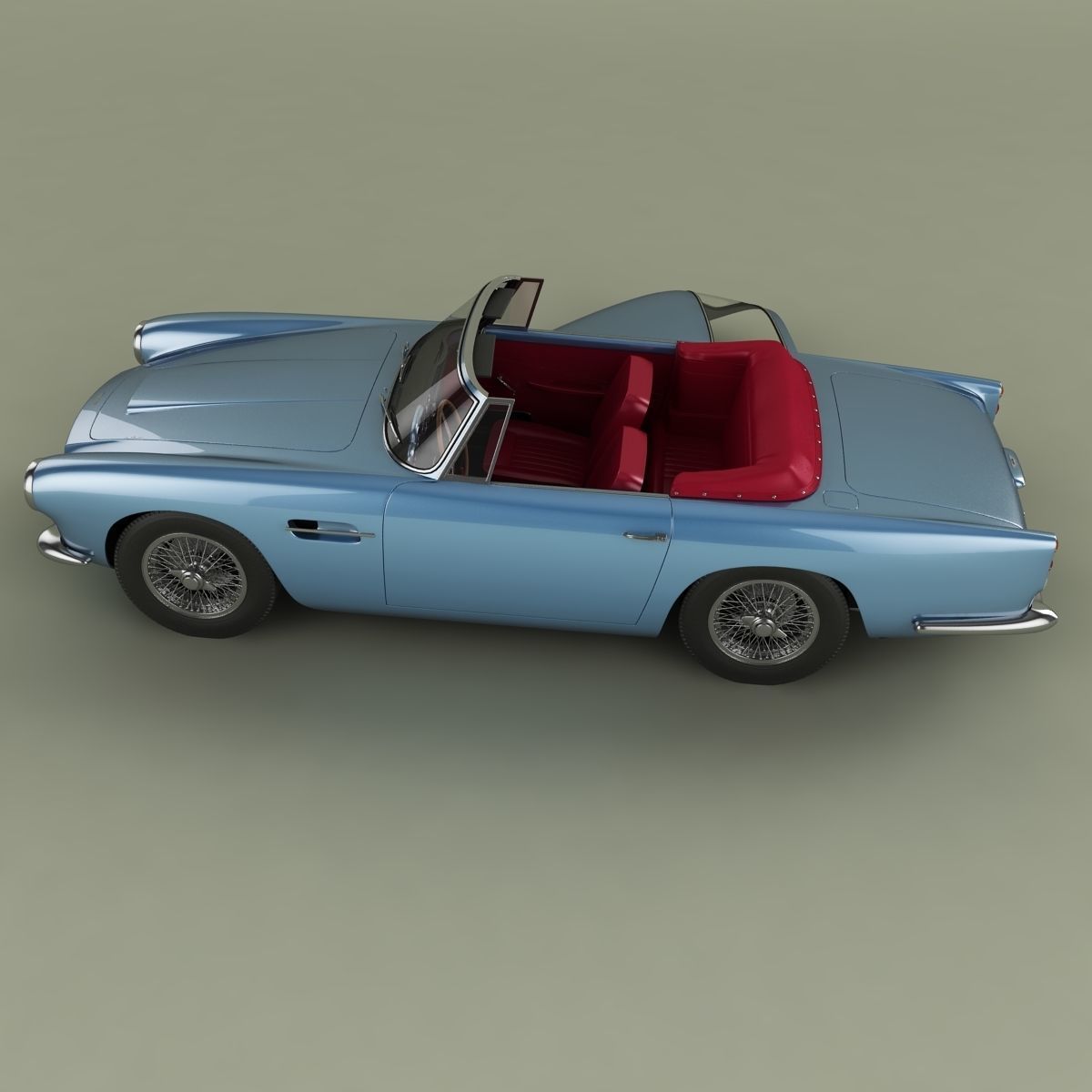 Aston Martin DB4 Convertible 3D model | CGTrader