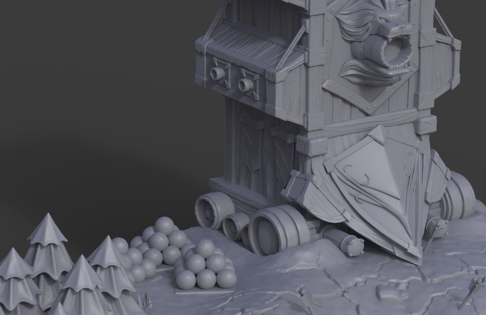 Battle for Azeroth - Chibi Diorama 3D model 3D printable | CGTrader