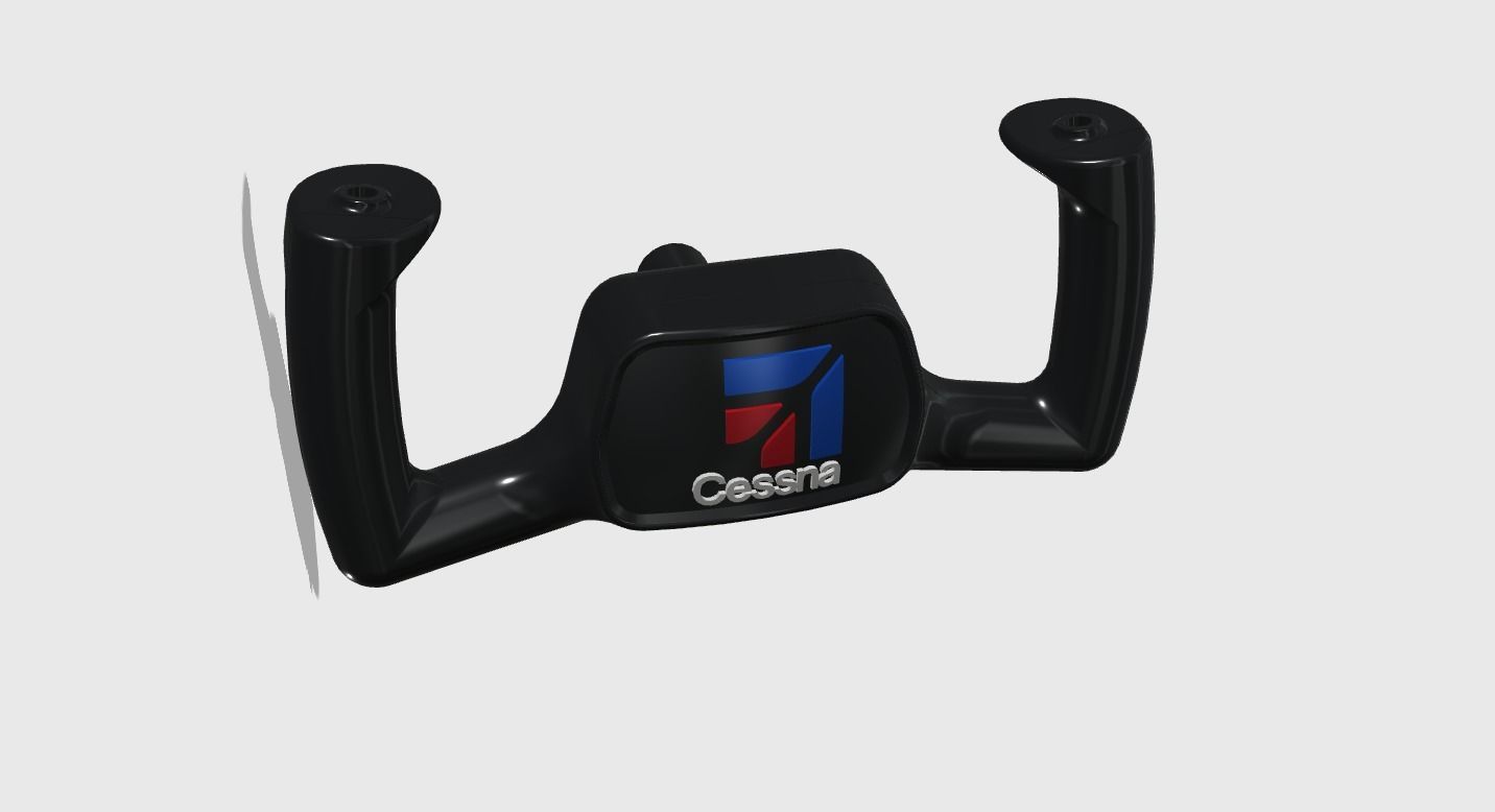 Cessna 152 Flight Simulator Yoke 3D model 3D printable | CGTrader