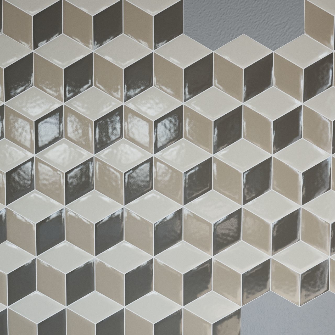 Tonalite ceramic tile 3D model | CGTrader