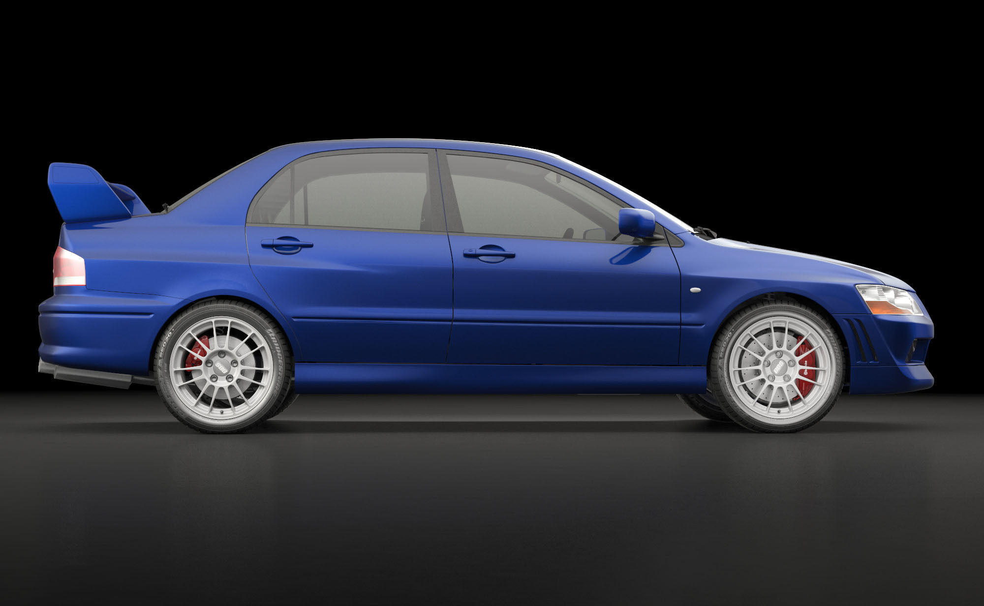 Mitsubishi Lancer Evolution 7 3D model animated | CGTrader