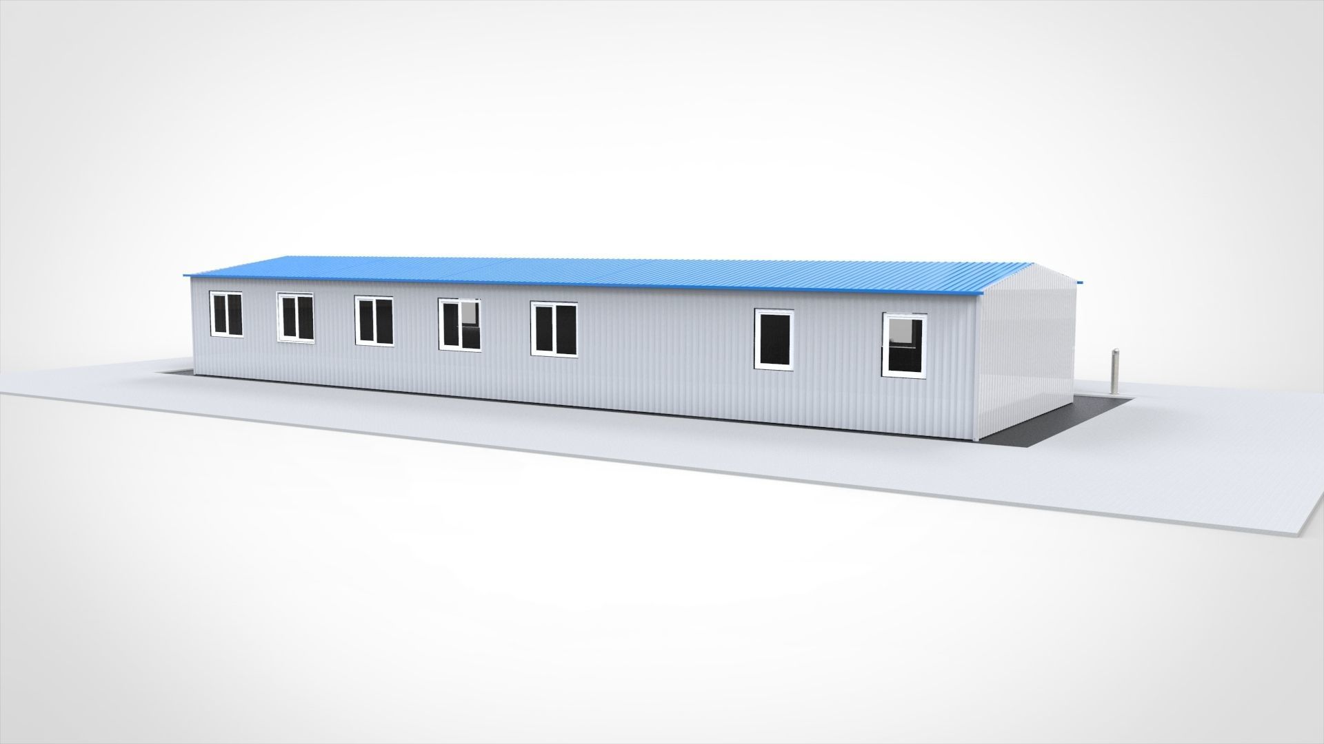 Modular building 3D model | CGTrader