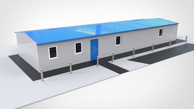 Modular building 3D model | CGTrader