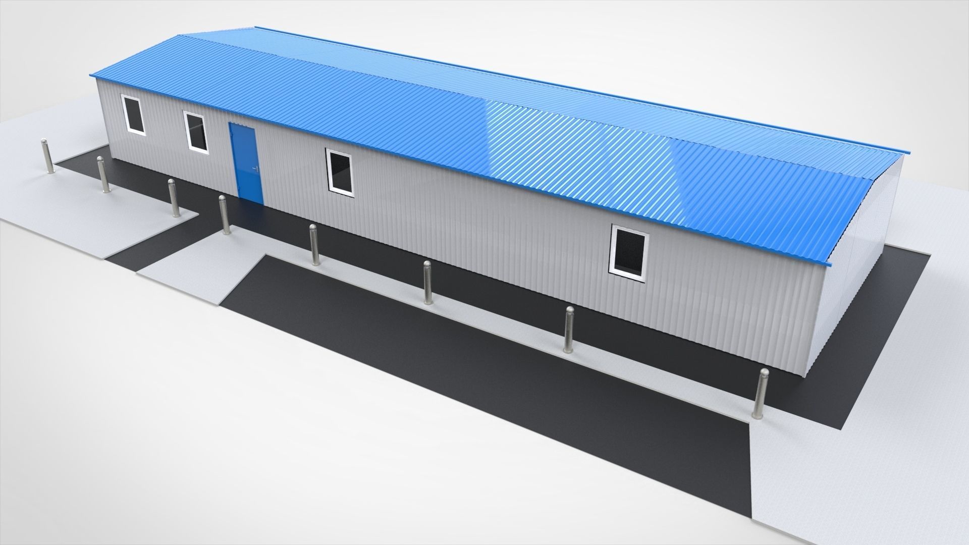 Modular building 3D model | CGTrader