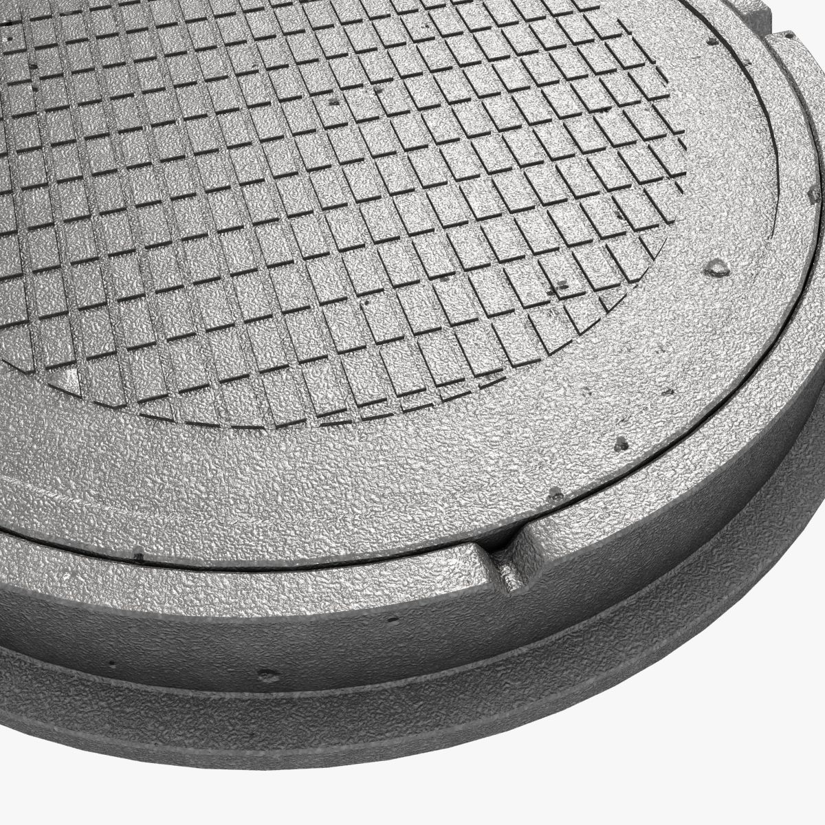 cast iron hatch 6 3D model | CGTrader