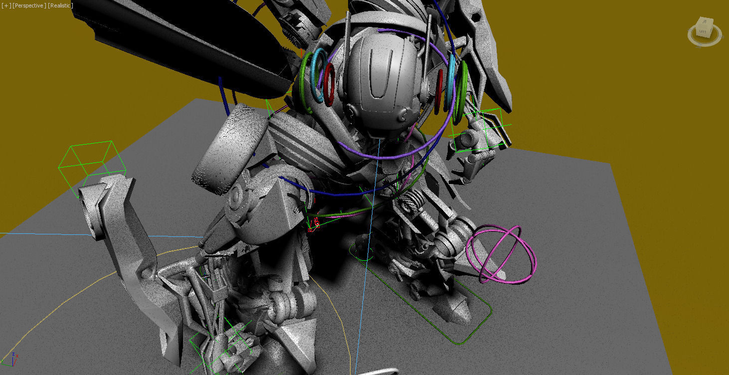 M10 Transformer-like Robot 3D model animated rigged | CGTrader