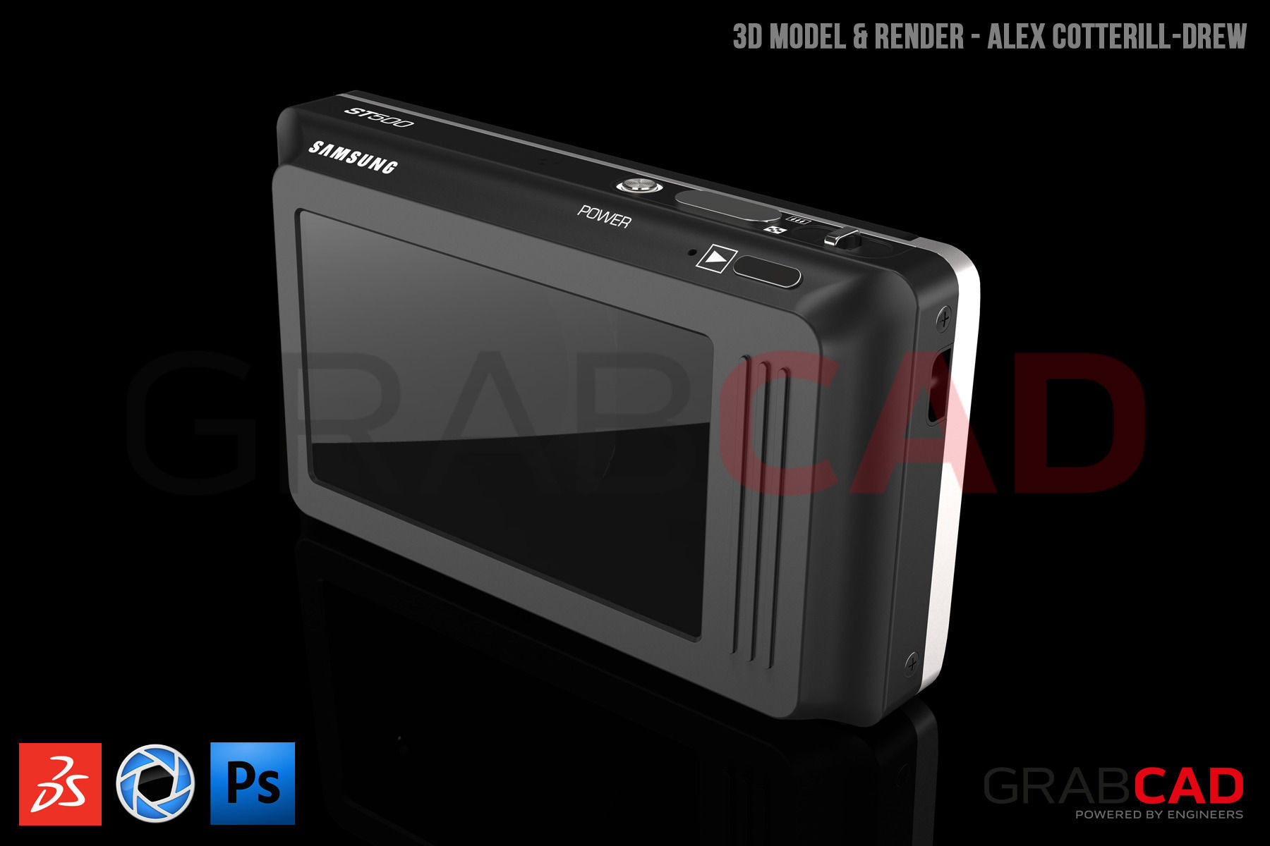 Samsung ST500 122MP Camera free 3D model | CGTrader