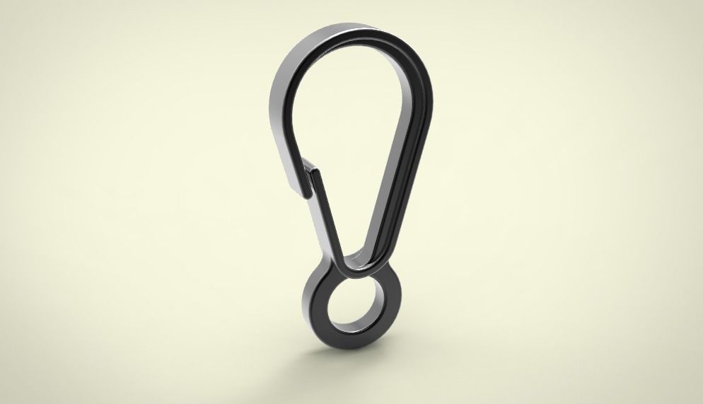 Plastic Snap Hook free 3D model | CGTrader