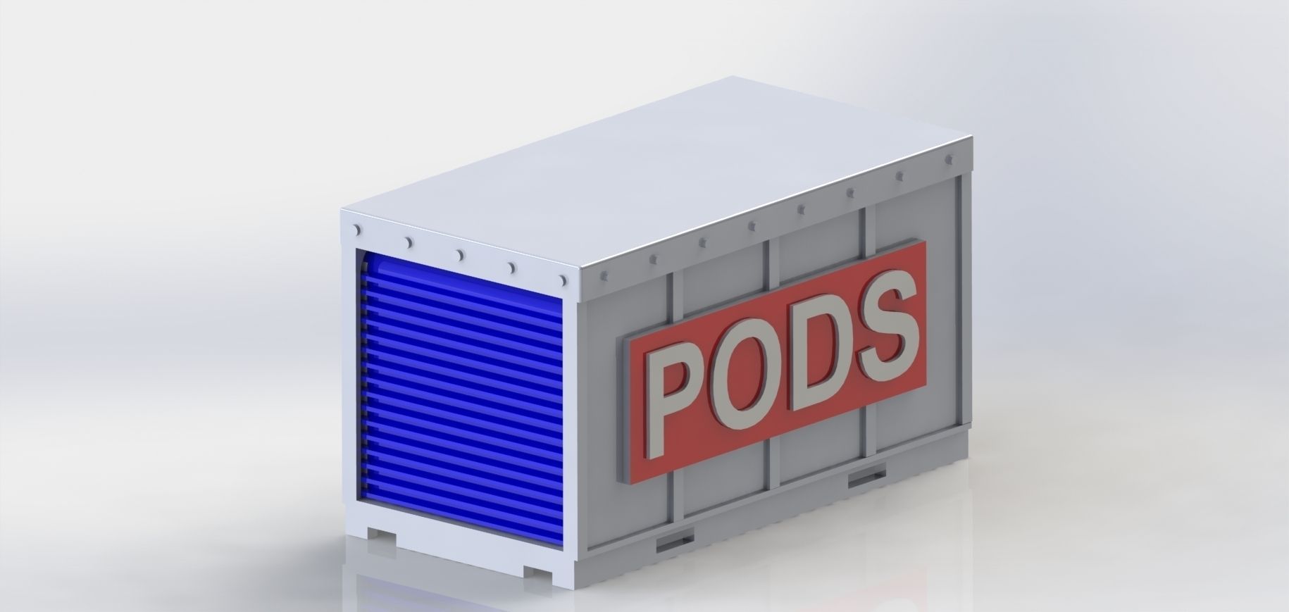 PODS Container free 3D model | CGTrader