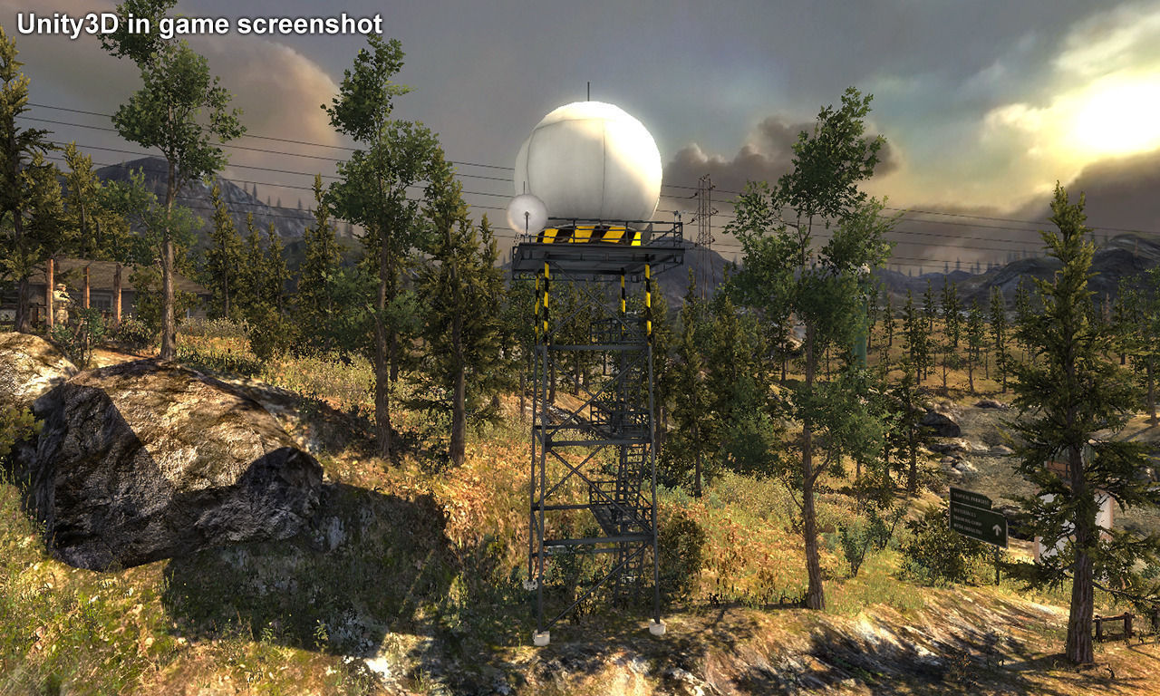 3D model Weather Radar Tower VR / AR / low-poly | CGTrader