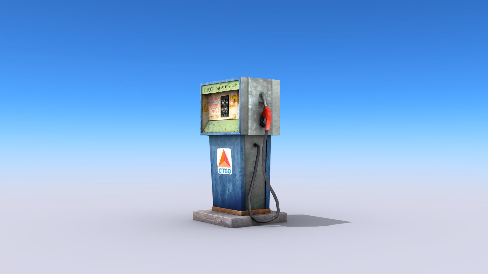 3D model Gas Pump VR / AR / low-poly | CGTrader