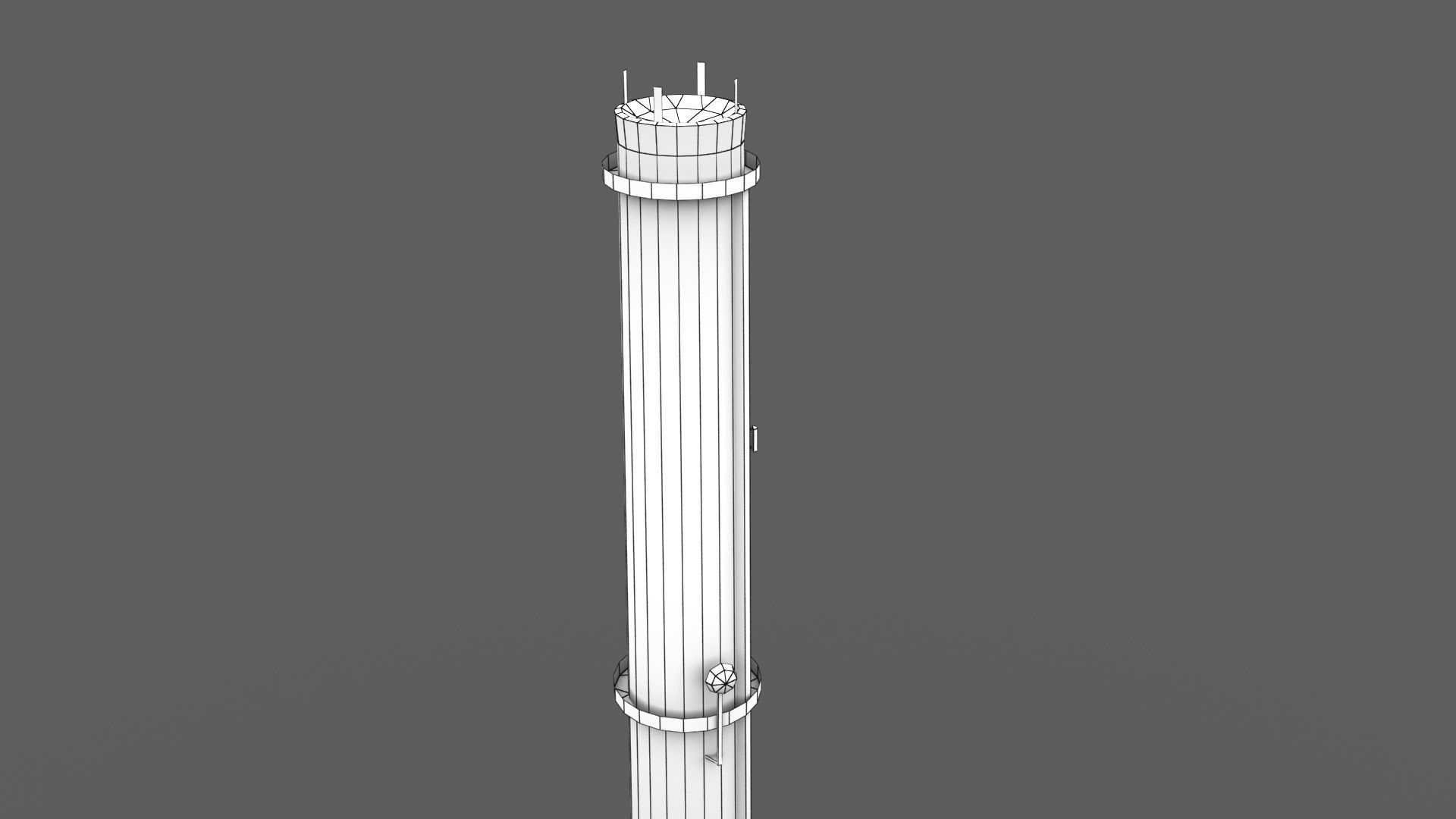 3D model Big Tall Chimney VR / AR / low-poly | CGTrader