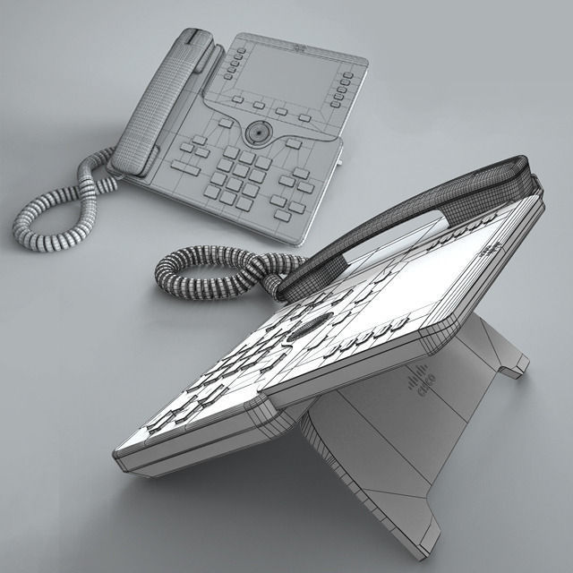 Cisco IP Phone 8841 3D model | CGTrader