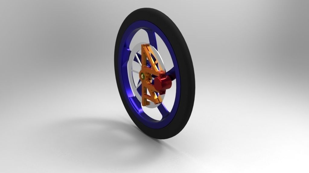 Frond Wheel base of race car free 3D model | CGTrader