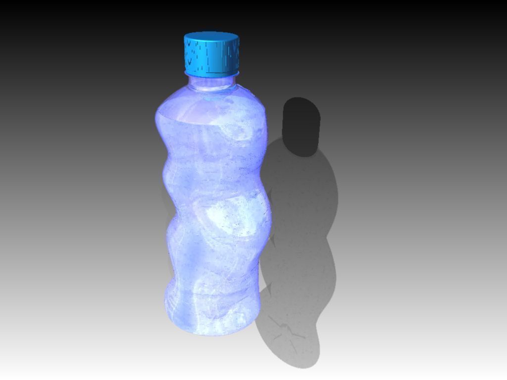 Bottle for Water free 3D model | CGTrader