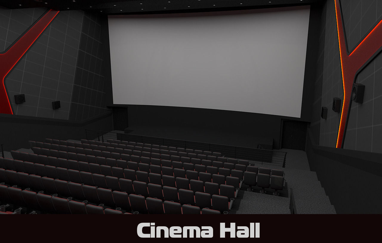 Cinema hall 3d model 3D model | CGTrader