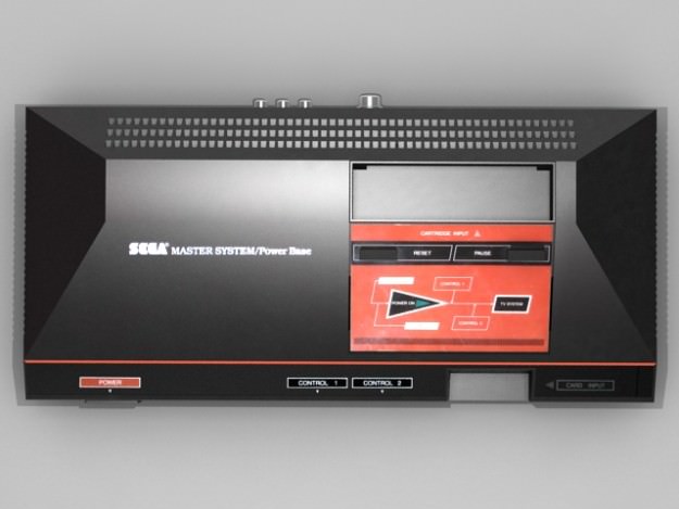 Sega Master System 3D Model MAX | CGTrader.com