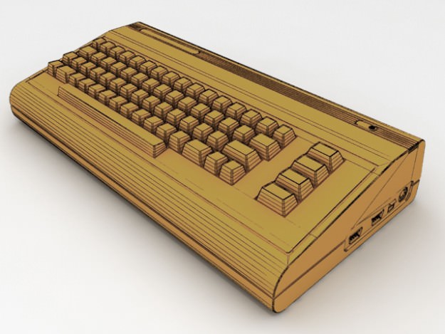 Commodore C64 3D Model MAX | CGTrader.com